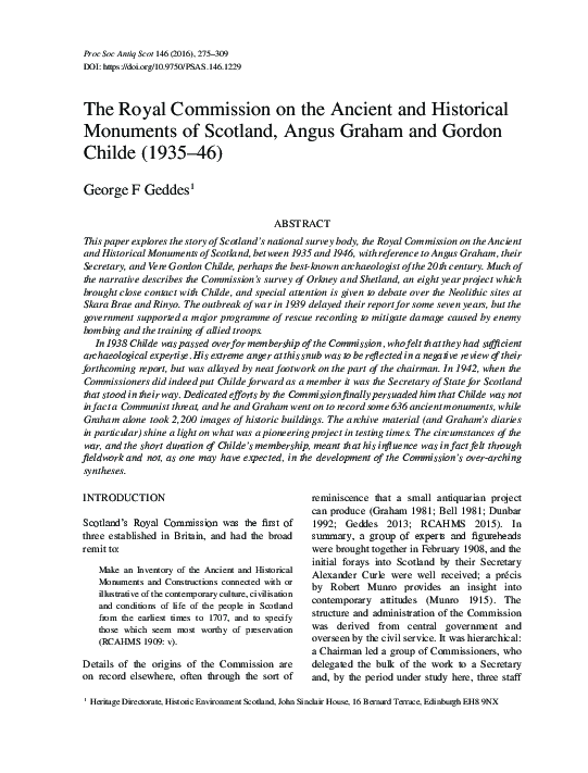 (PDF) The Royal Commission on the Ancient and Historical Monuments of ...