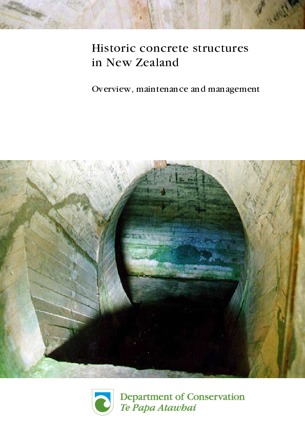 (PDF) Historic concrete structures in New Zealand Overview, maintenance ...
