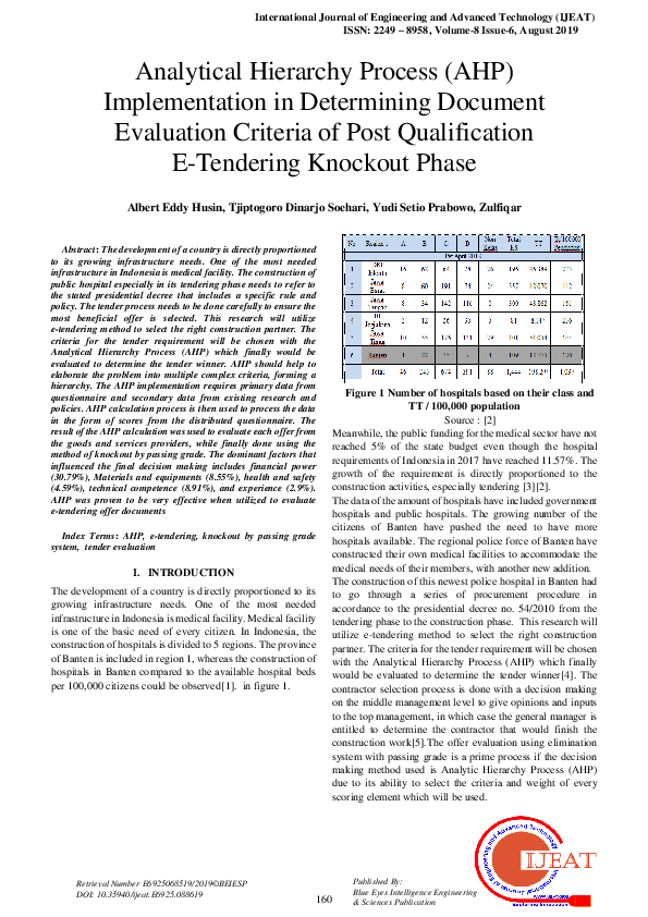 (PDF) Analytical Hierarchy Process (AHP) Implementation in Determining Document Evaluation ...
