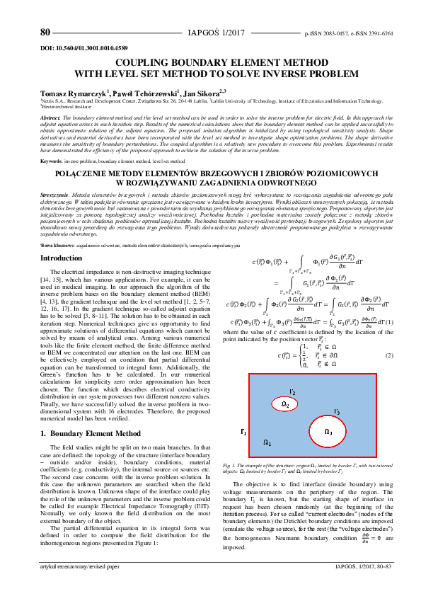 (PDF) Coupling Boundary Element Method with Level Set Method to Solve ...