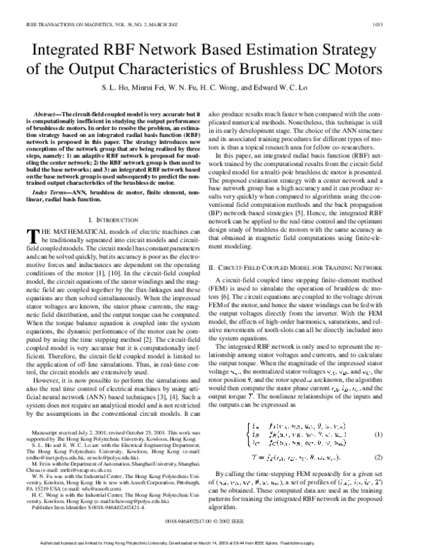 (PDF) Integrated RBF network based estimation strategy of the output characteristics of ...