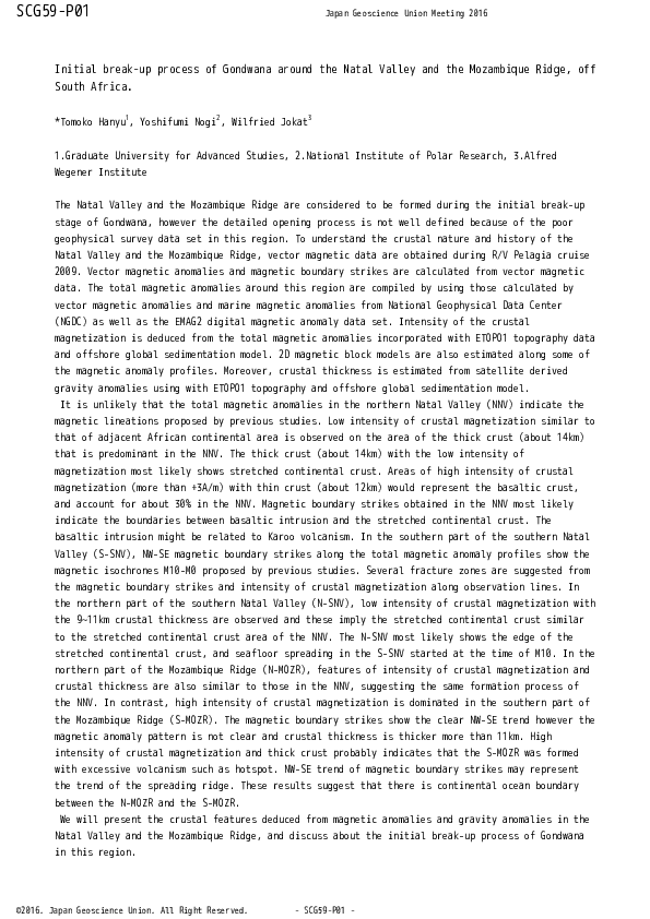 (PDF) Initial break-up process of Gondwana around the Natal Valley and ...