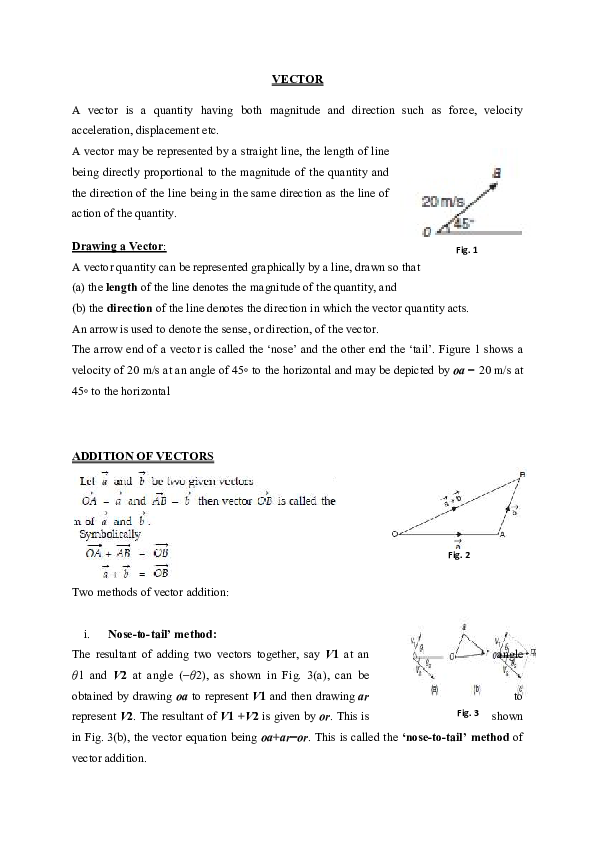 (PDF) Chapter - vector