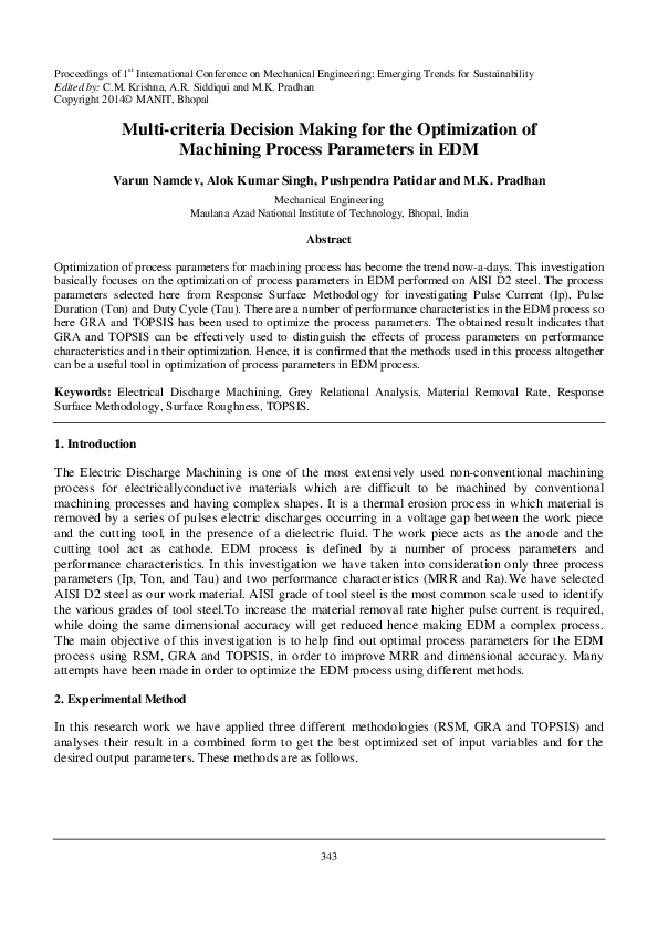 (PDF) Multi-Criteria Decision-Making for Optimization of Product Disassembly under Multiple ...