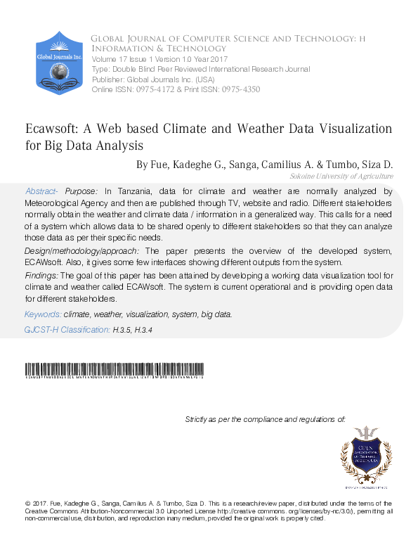 (PDF) ECAWsoft: A Web based Climate and Weather Data Visualization for ...