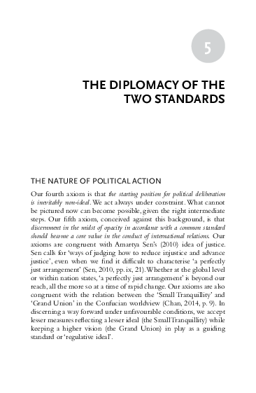 (PDF) The diplomacy of the two standards
