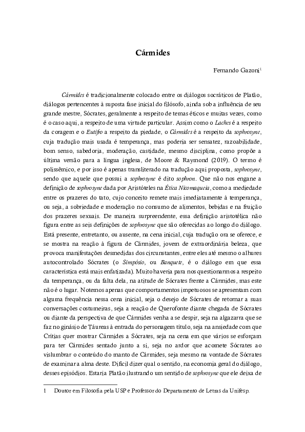 (PDF) Cármides