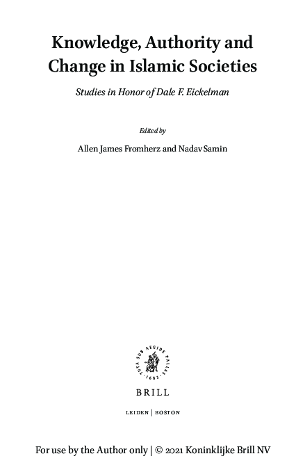 (PDF) Rethinking Knowledge and Power Hierarchy in the Muslim World