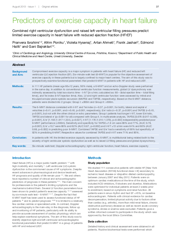 (PDF) Combined right ventricular dysfunction and raised left ...