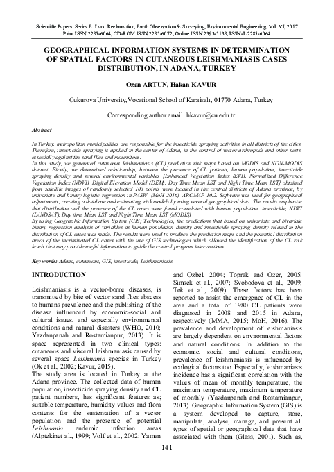 (PDF) Geographical Information Systems in Determination of Spatial ...