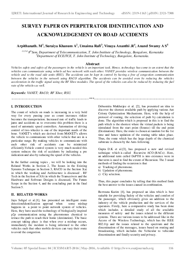 (PDF) Survey Paper on Perpetrator Identification and Acknowledgement on ...