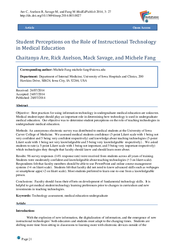 PDF Student Perceptions On The Role Of Instructional Technology In pdf-student-perceptions-on-the-role-of-instructional-technology-in