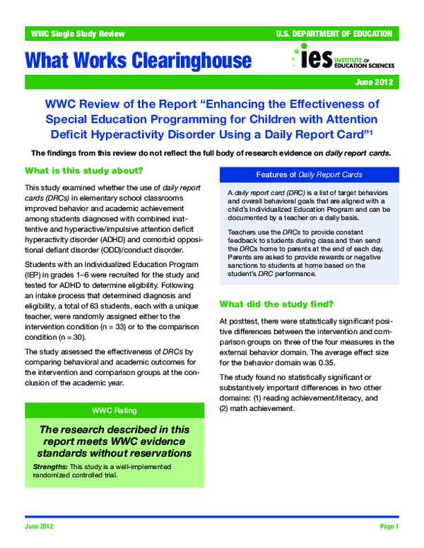 (PDF) Enhancing the Effectiveness of Special Education Programming for ...