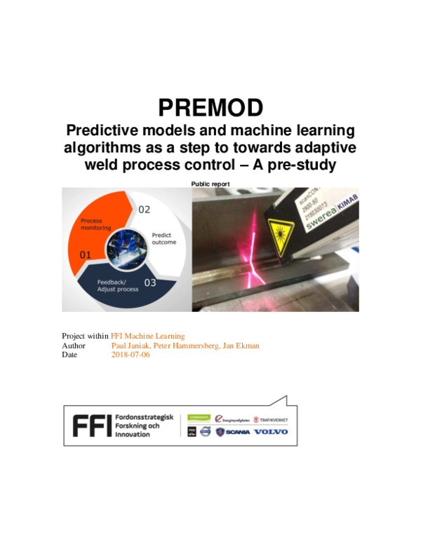 (PDF) Predictive models and machine learning algorithms as a step to ... (PDF) Predictive models and machine learning algorithms as a step to ...