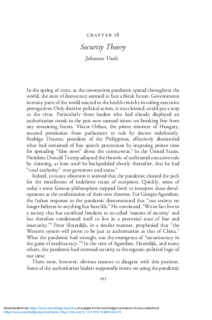 (PDF) Security Theory