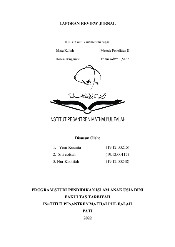 (PDF) LAPORAN REVIEW JURNAL
