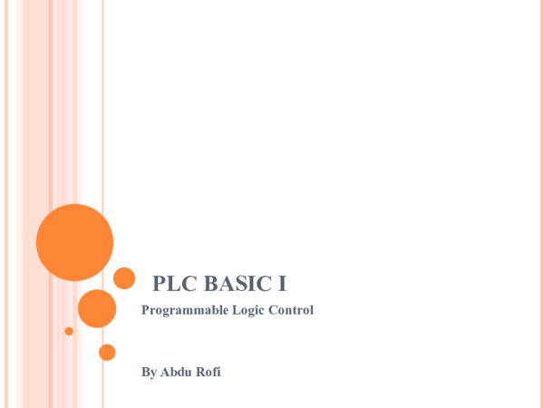 (PPT) PLC Basic I