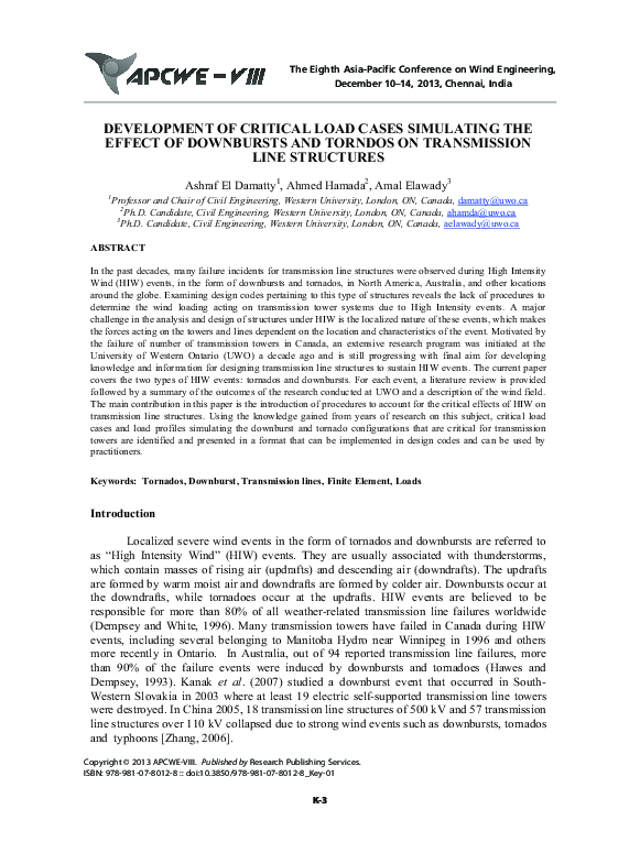 (PDF) Development of Critical Load Cases Simulating the Effect of ...