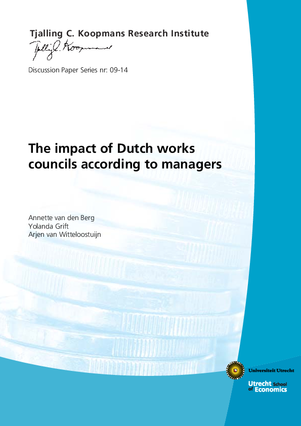 (PDF) The impact of Dutch works councils according to managers
