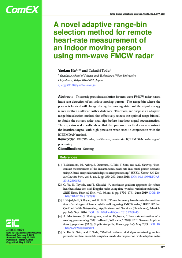 (PDF) A novel adaptive range-bin selection method for remote heart-rate ...