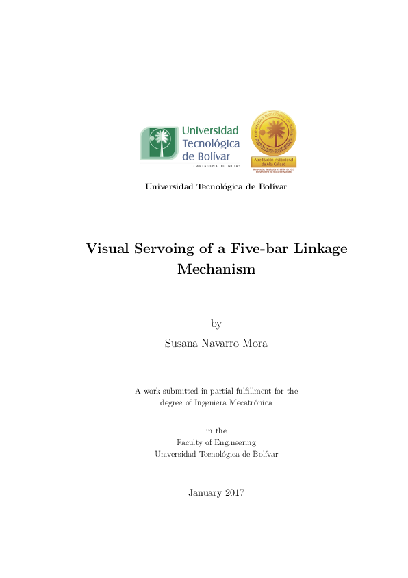 (PDF) Visual servoing of a five-bar linkage mechanism