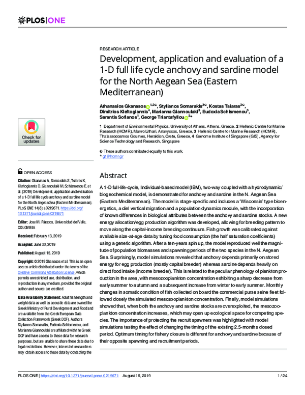 (PDF) Development, application and evaluation of a 1-D full life cycle ...