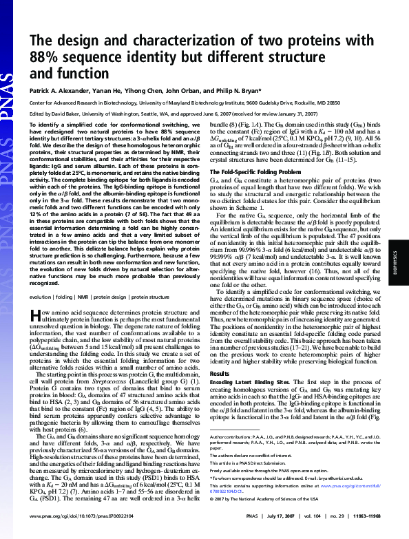 (PDF) Faculty of 1000 evaluation for The design and characterization of ...