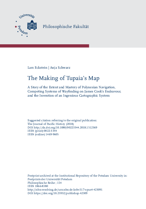 (PDF) The Making of Tupaia's Map