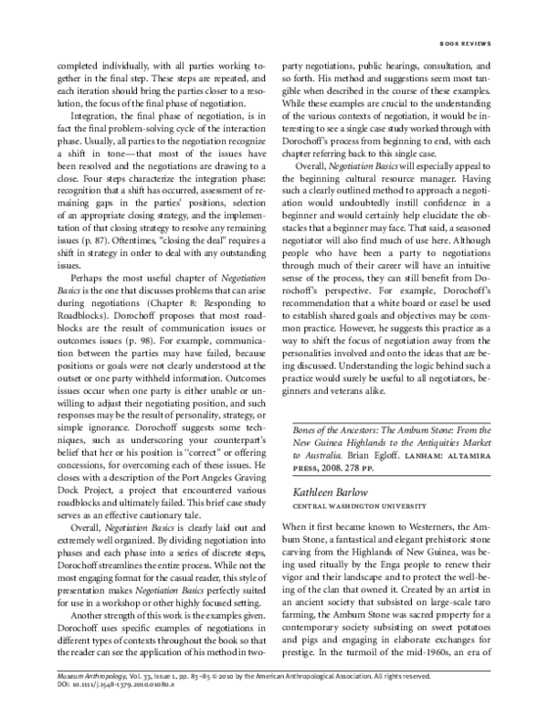 (PDF) Bones of the Ancestors: The Ambum Stone: From the New Guinea ...