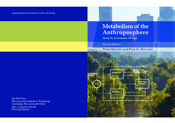 (PDF) Metabolism of the Anthroposphere