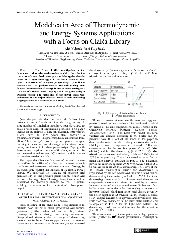 (PDF) Modelica in Area of Thermodynamic and Energy Systems Applications ...