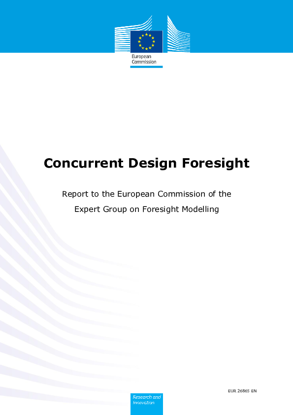 (PDF) Concurrent Design Foresight Report to the European Commission of ...