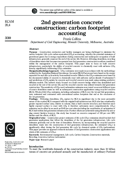 (PDF) 2ND Generation Concrete