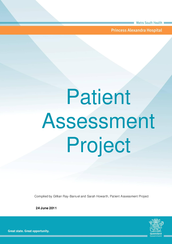(PDF) Patient Assessment Project-Nursing Assessment and Care Planning
