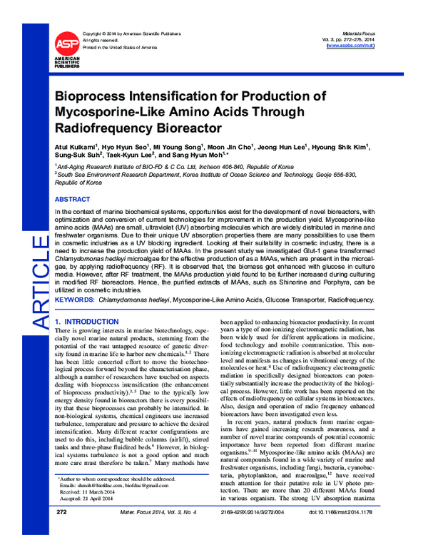 (PDF) Bioprocess intensification for production of novel marine bacterial antibiotics through ...