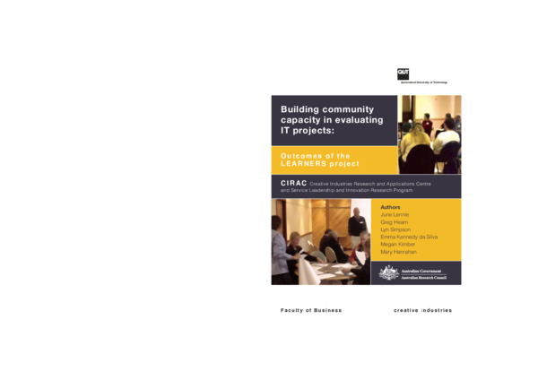 (PDF) Building community capacity in evaluating IT projects: Outcomes ...