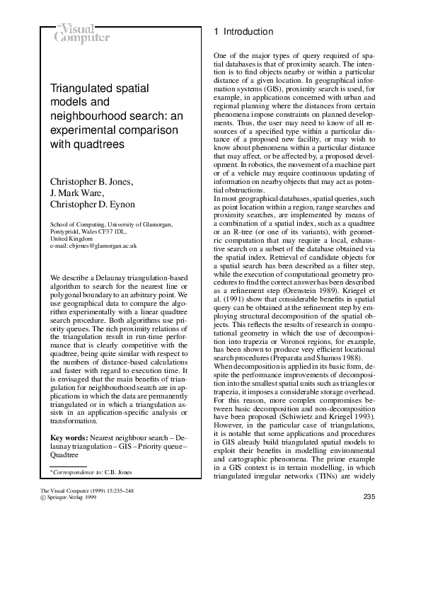 (PDF) Triangulated spatial models and neighbourhood search: an experimental comparison with ...
