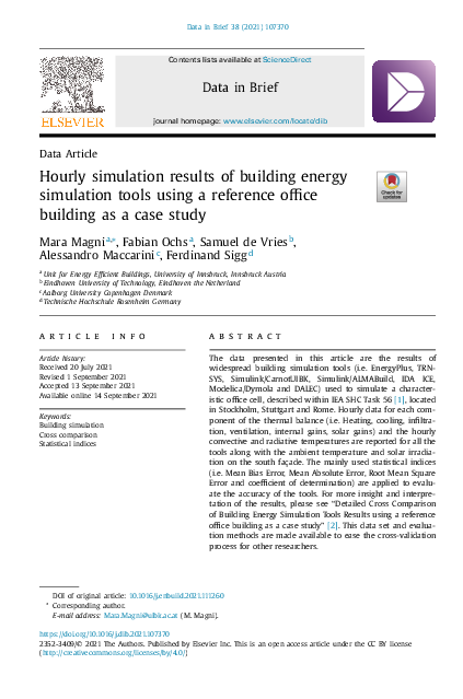 (PDF) Hourly simulation results of building energy simulation tools ...