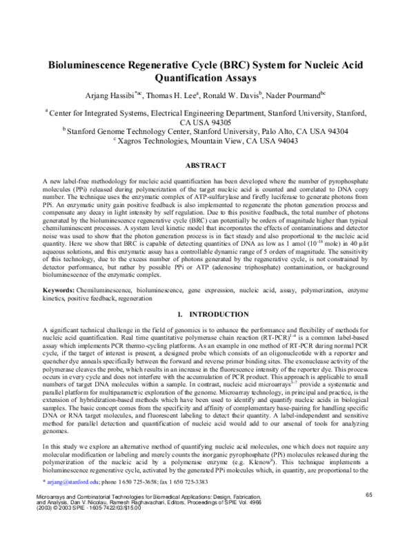 (PDF) BRC System: Enhanced Nucleic Acid Detection