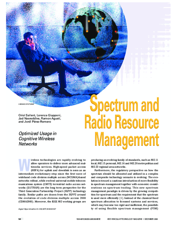 (PDF) Spectrum and Radio Resource Management