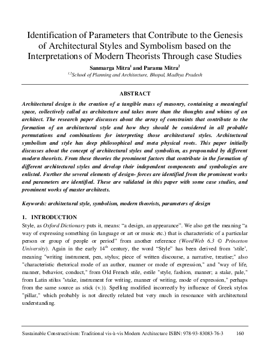 (PDF) Identification of Parameters that Contribute to the Genesis of ...