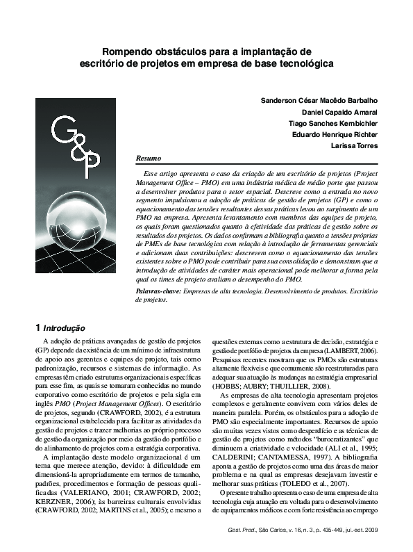 (PDF) Breaking barriers to the project management office implementation ...