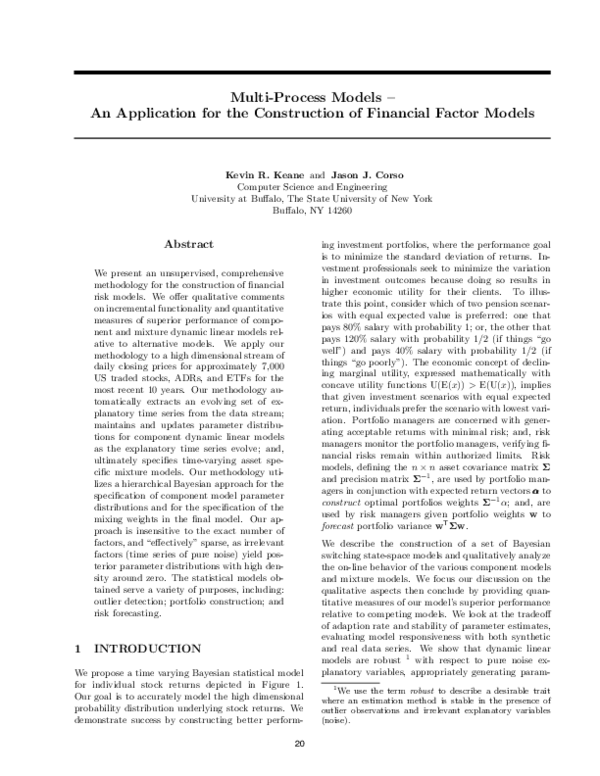 (PDF) Multi-Process Models -- An Application for the Construction of ...