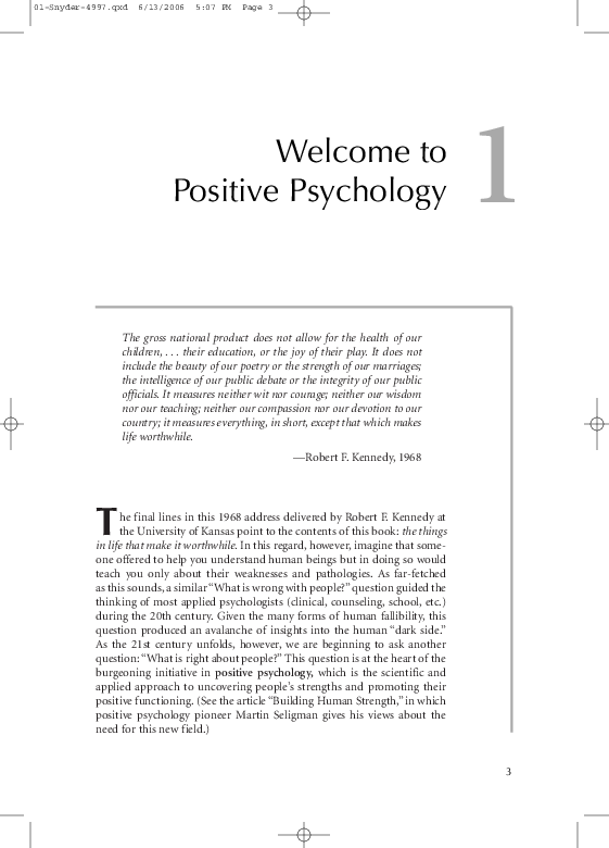 (PDF) Building human strength: Psychology's forgotten mission