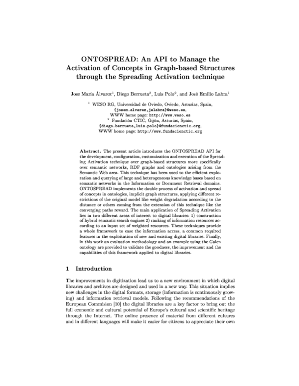 (PDF) ONTOSPREAD: An API to Manage the Activation of Concepts in Graph ...
