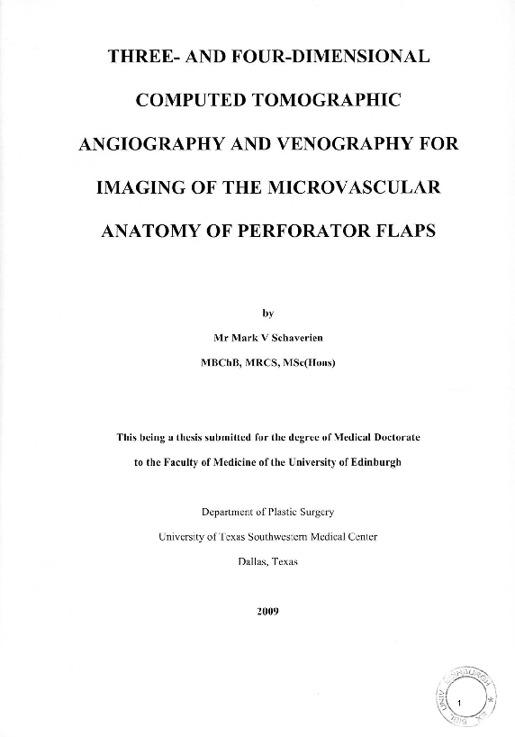 (PDF) Three- and Four-Dimensional Computed Tomographic Angiography and Venography of the ...