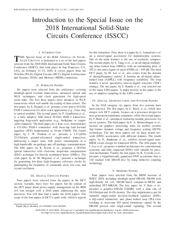 (PDF) Introduction to the Special Issue on the 2018 International Solid ...