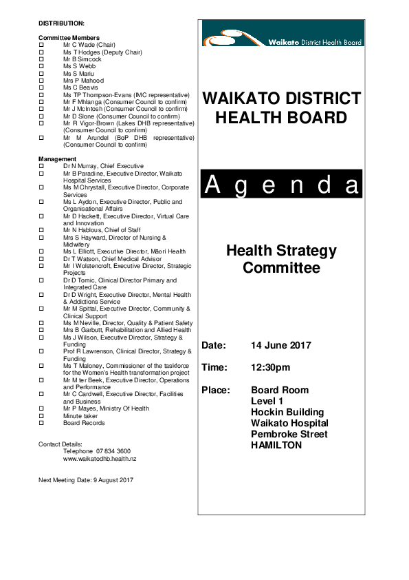 (PDF) Waikato District Health Board