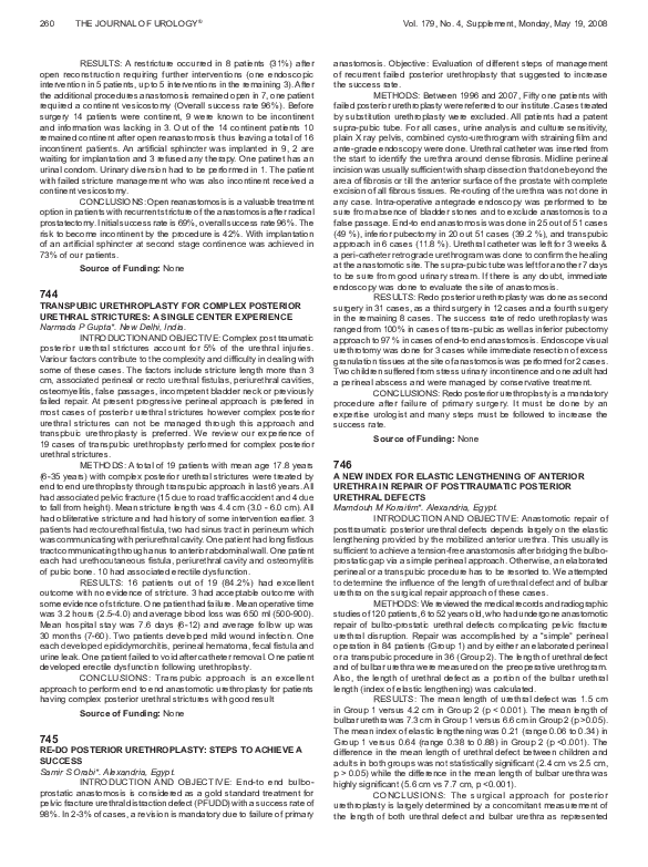 (PDF) Re-Do Posterior Urethroplasty: Steps to Achieve a Success