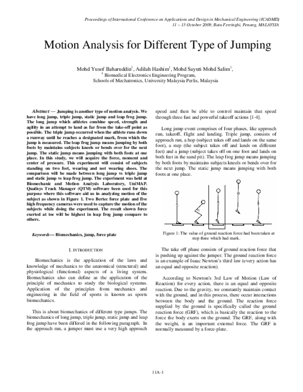 (PDF) Motion Analysis for Different Type of Jumping | Adilah Hashim ...